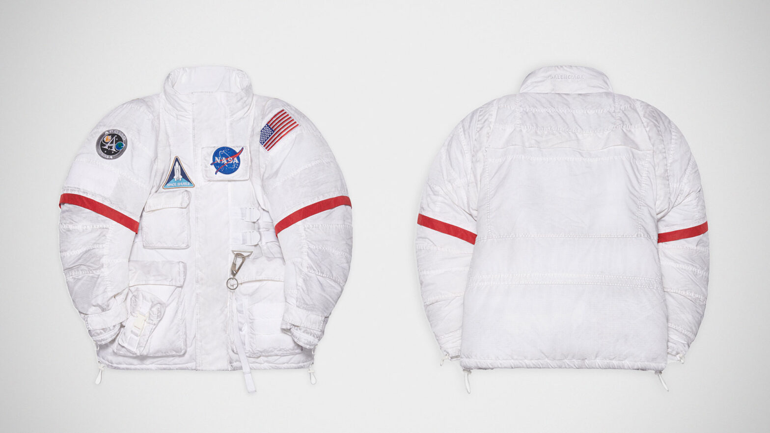 Balenciaga Partnered With NASA For NASA Space Parka And Space Backpack