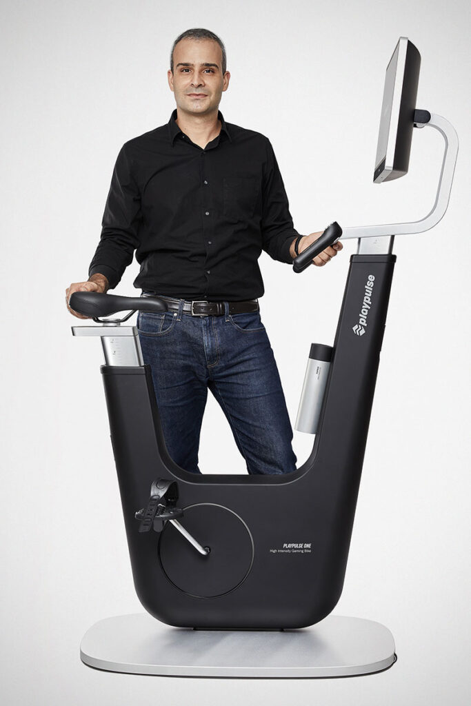 This Fitness Bike Is Also A Gaming Computer Complete With Game Controller