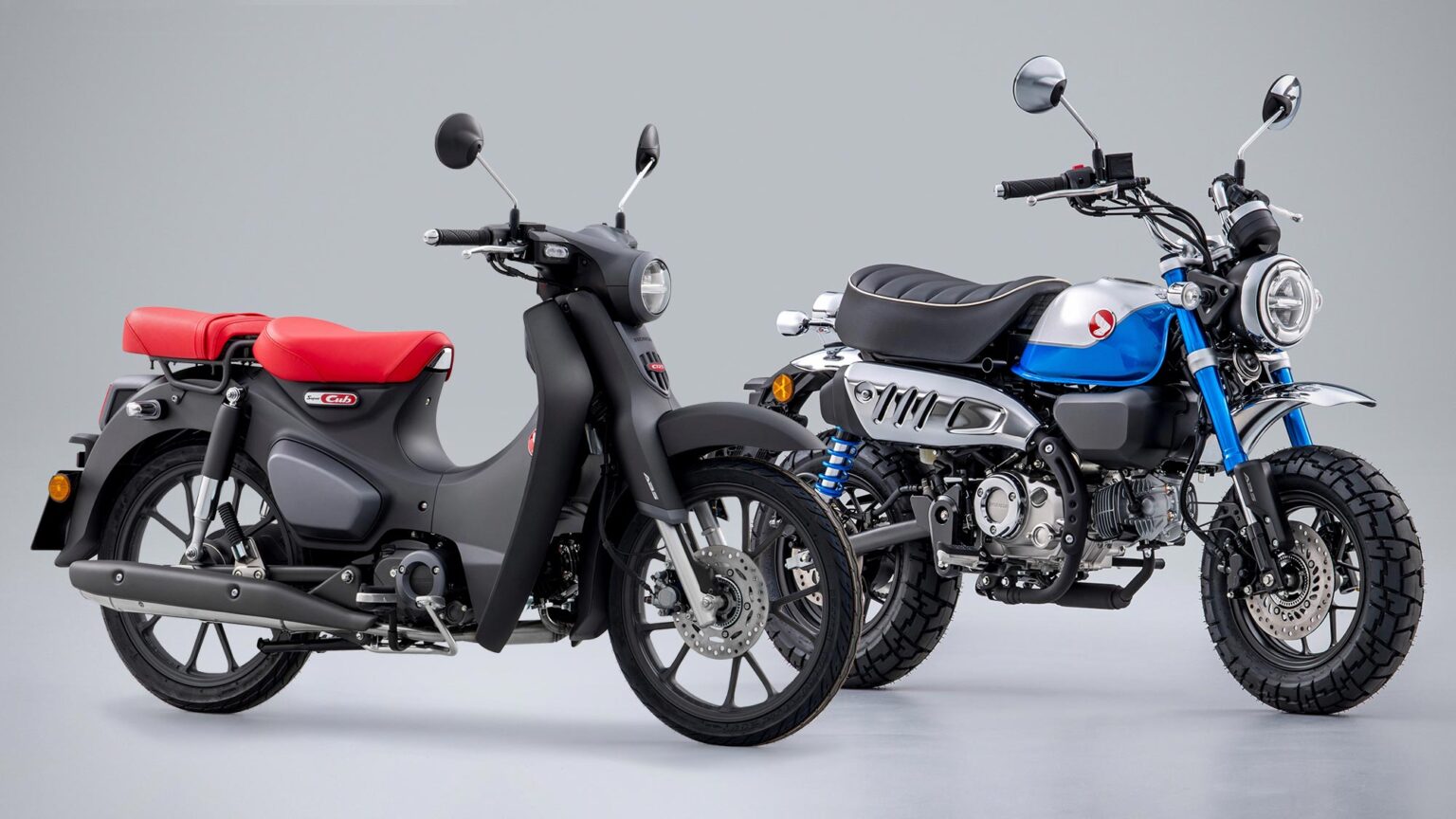 2022 Honda Super Cub and Monkey Motorcycles Are (Retro) Gorgeous