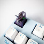 Evangelion Key Cap: Resin-made, Hand-painted Head Sculpt Of Unit-01 ...