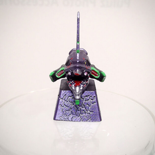 Evangelion Key Cap: Resin-made, Hand-painted Head Sculpt Of Unit-01 ...
