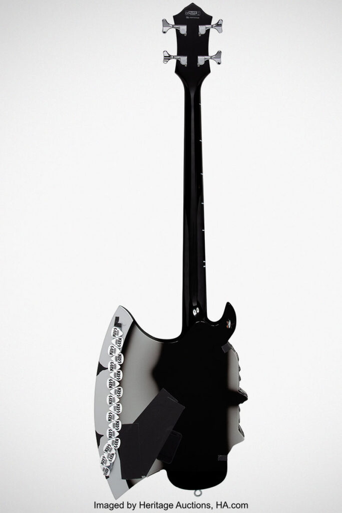 KISS Gene Simmons Custom Axe Bass Guitar Is Going On The Block!