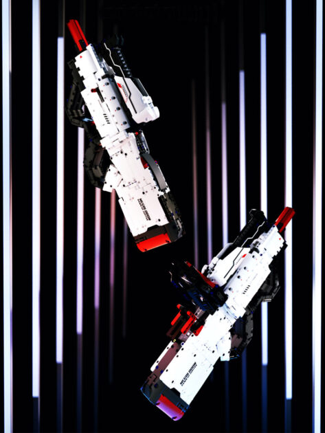 ONEBOT Is A LEGO Technic Style Augmented Reality Toy Gun That Shoots ...