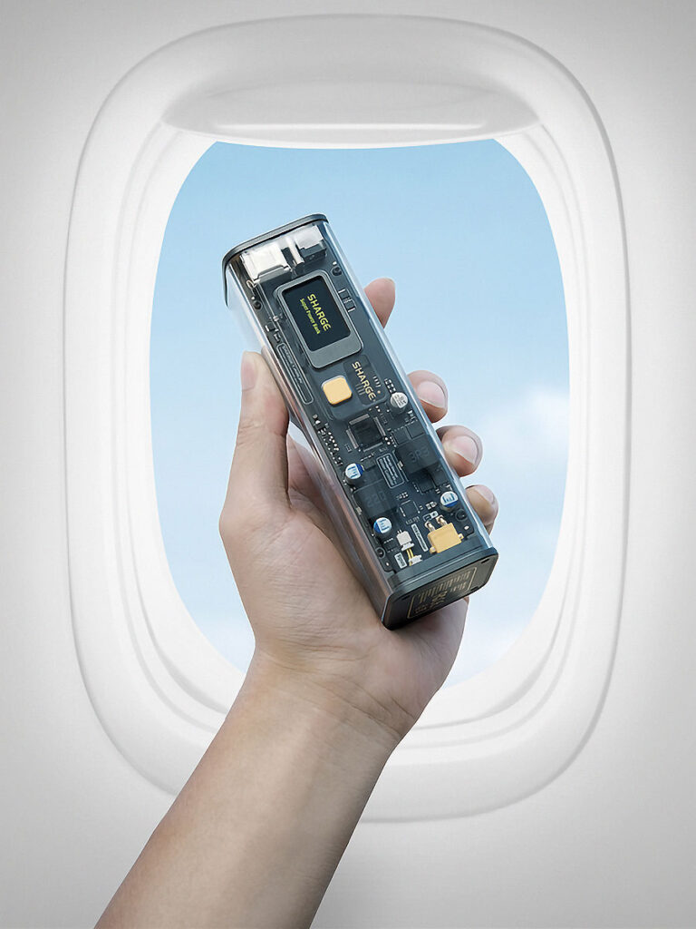 Sharge 100 W Transparent Power Bank: The Ultimate Geeky Power Bank