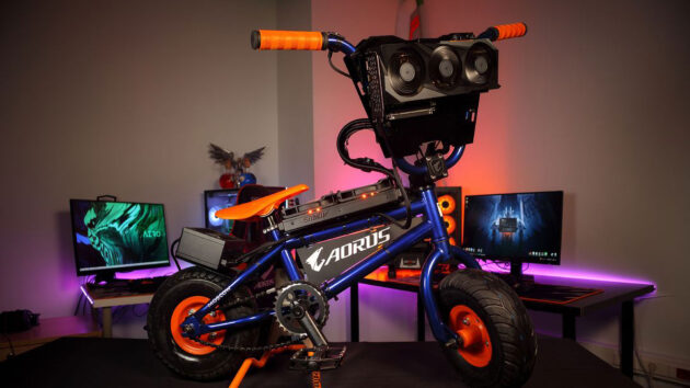 You Have Seen A “Drivable” Custom PC, Now Meet A Rideable Custom PC