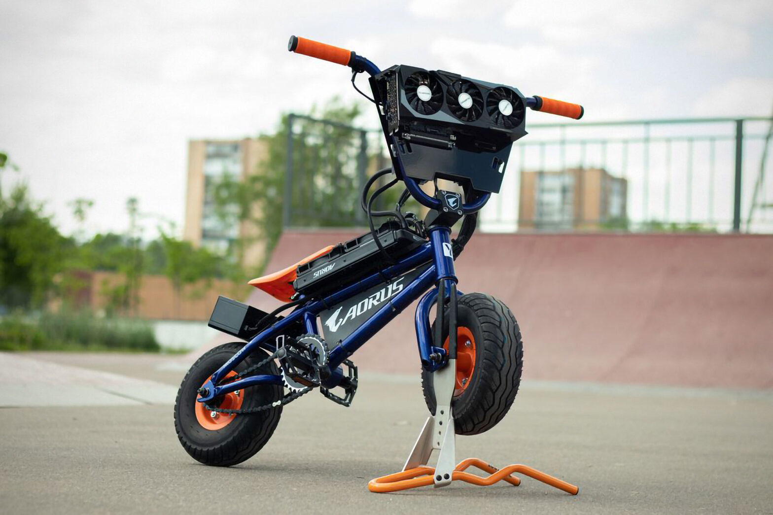 You Have Seen A “Drivable” Custom PC, Now Meet A Rideable Custom PC