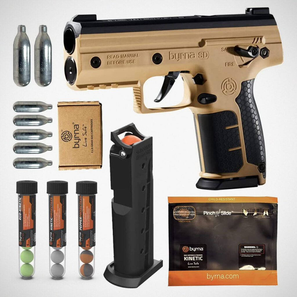 Byrna SD Kinetic and Pepper Launchers: It Looks Like A Gun, But It Is Not