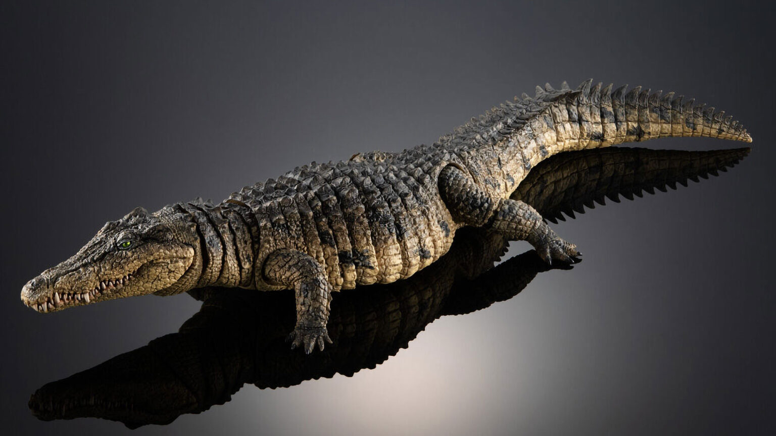 Bandai Ikimono Encyclopedia Ultimate Nile Crocodile Model Kit Is ...