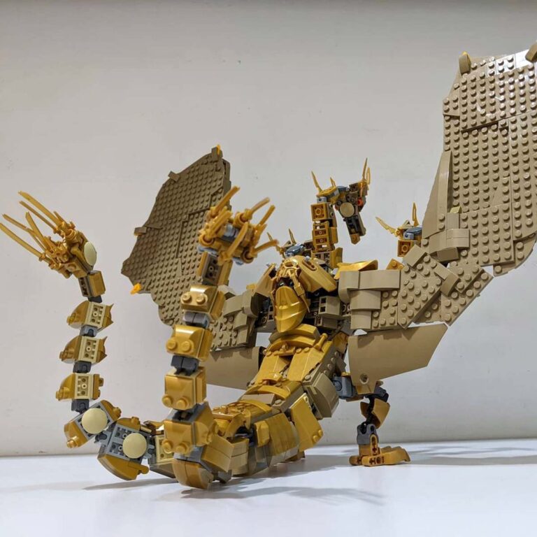Check Out This Brilliant And Majestic LEGO MOC King Ghidorah By ...