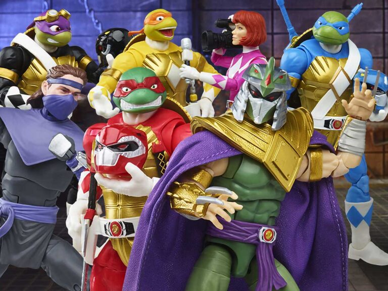 Power Rangers x Teenage Mutant Ninja Turtles Lightning Action Figures