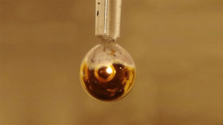Scientists Turned Water Into Metal With A Golden Glow