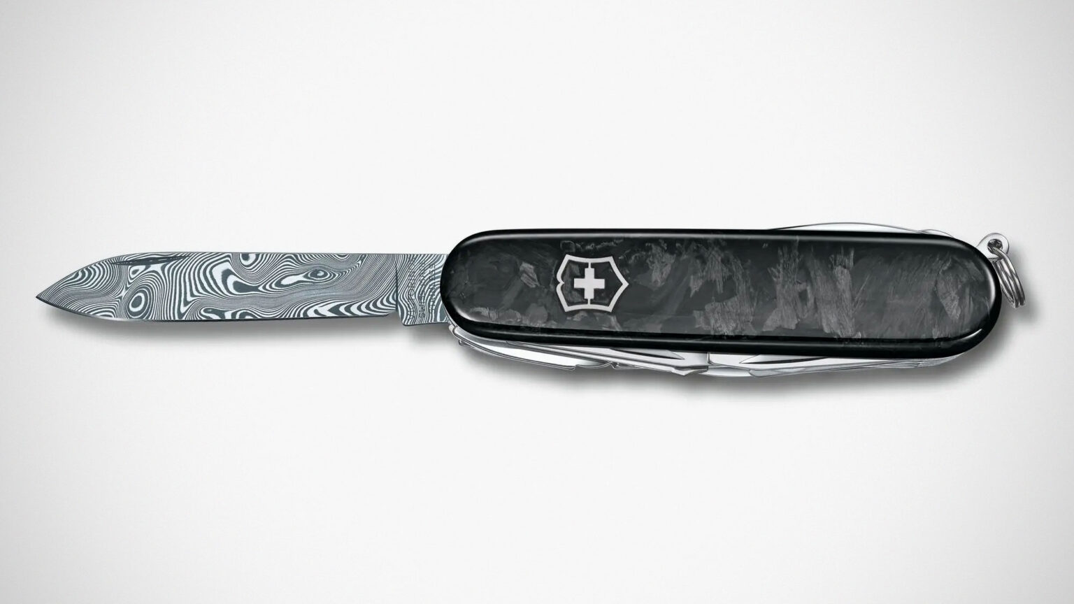 Victorinox Limited Edition Damast Steel Pocket Knife Features A ...