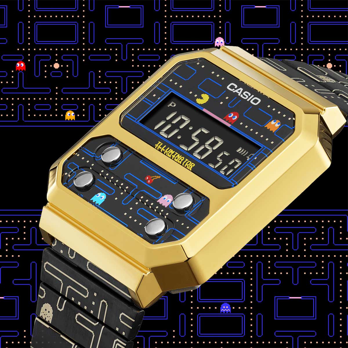 Casio Vintage x Pac-Man A100WEPC-1B Watch Is Oozing With Retro Vibe