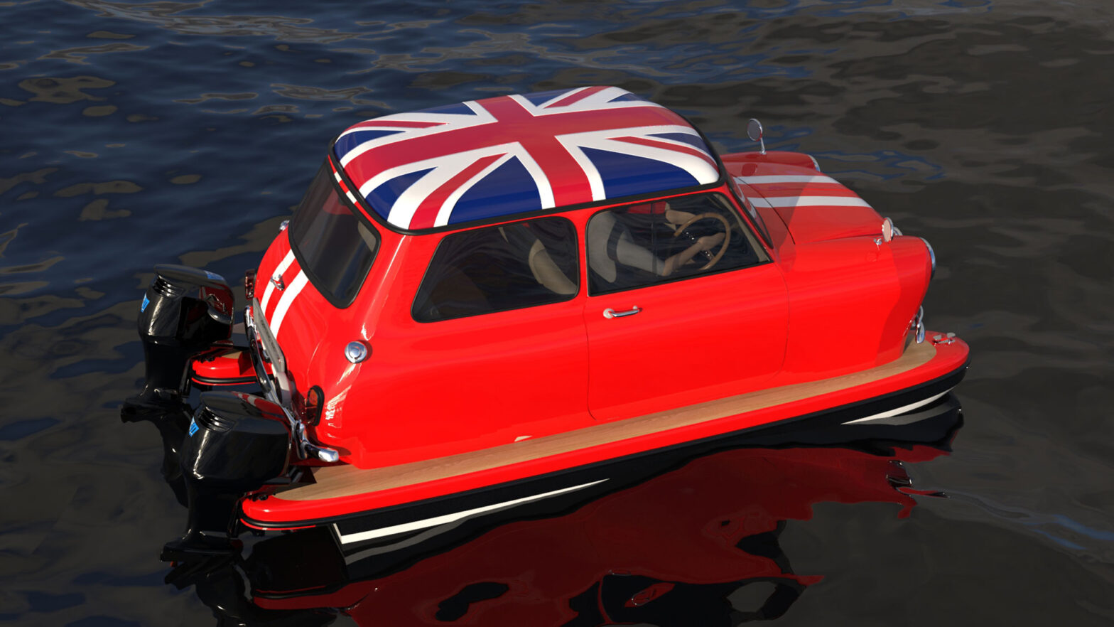 Floating Motors Want To Turn Classic Cars Into Seafaring Watercrafts