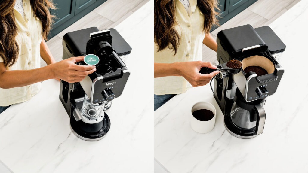 Ninja DualBrew Pro Specialty Coffee System Doest Both Grounds And Pods