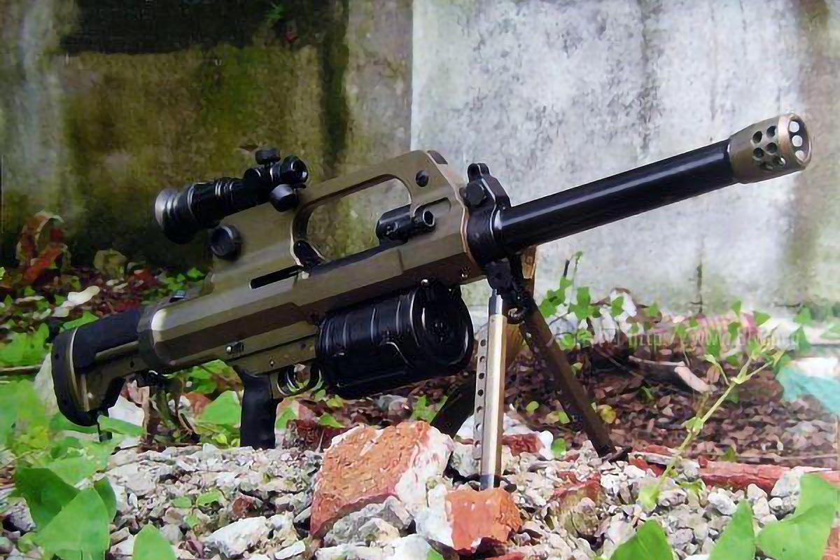This Is Norinco LG5/QLU-11. It Is A Sniper Grenade Launcher
