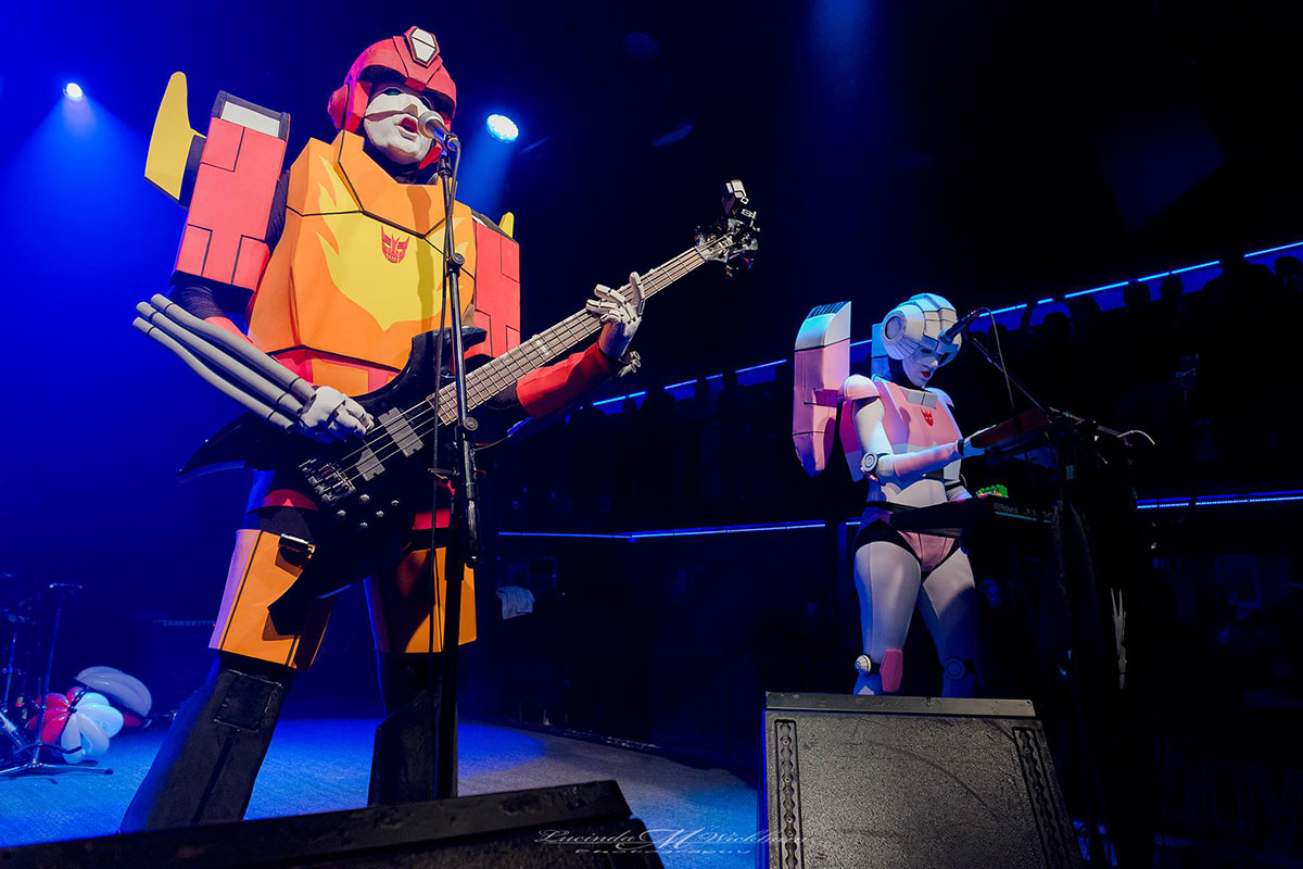 Meet The Cybertronic Spree, A Transformers Costumed Rock Band
