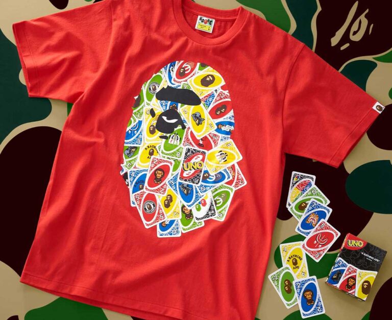 Mattel Teamed Up With BAPE For Special Deck Of UNO Cards And Tees