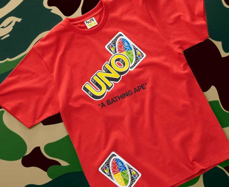 Mattel Teamed Up With BAPE For Special Deck Of UNO Cards And Tees