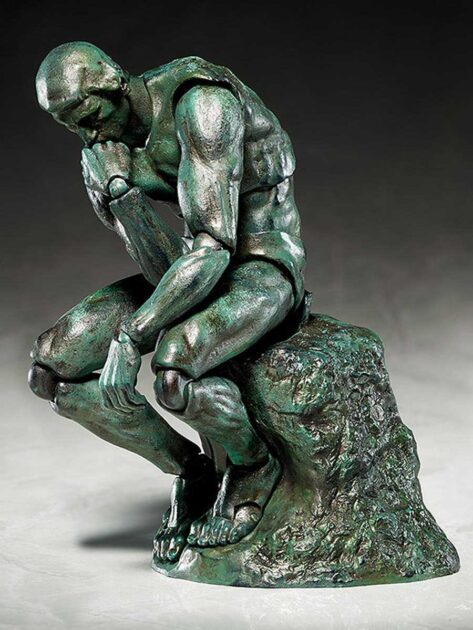 Iconic Work Of Art, The Thinker, Is Now A Fully-Posable Action Figure