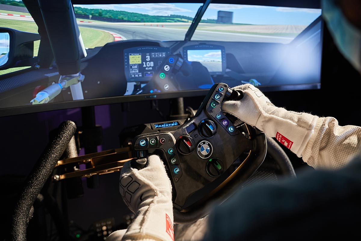 This Driving Simulator Steering Wheel Can Also Be Used In A Real Race Car
