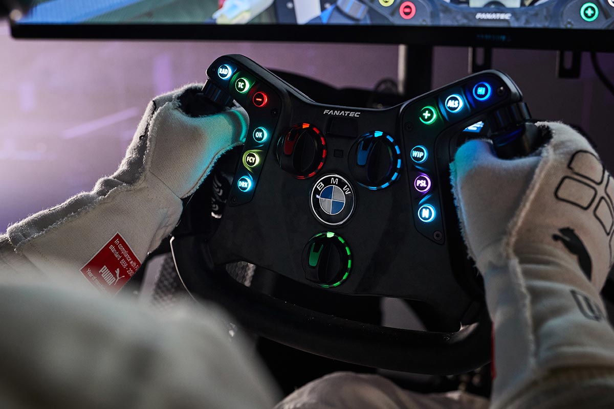 This Driving Simulator Steering Wheel Can Also Be Used In A Real Race Car