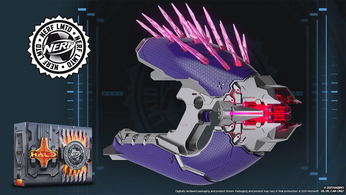 Hasbro NERF LMTD Halo Needler Blaster Is A Very Display-worthy Blaster