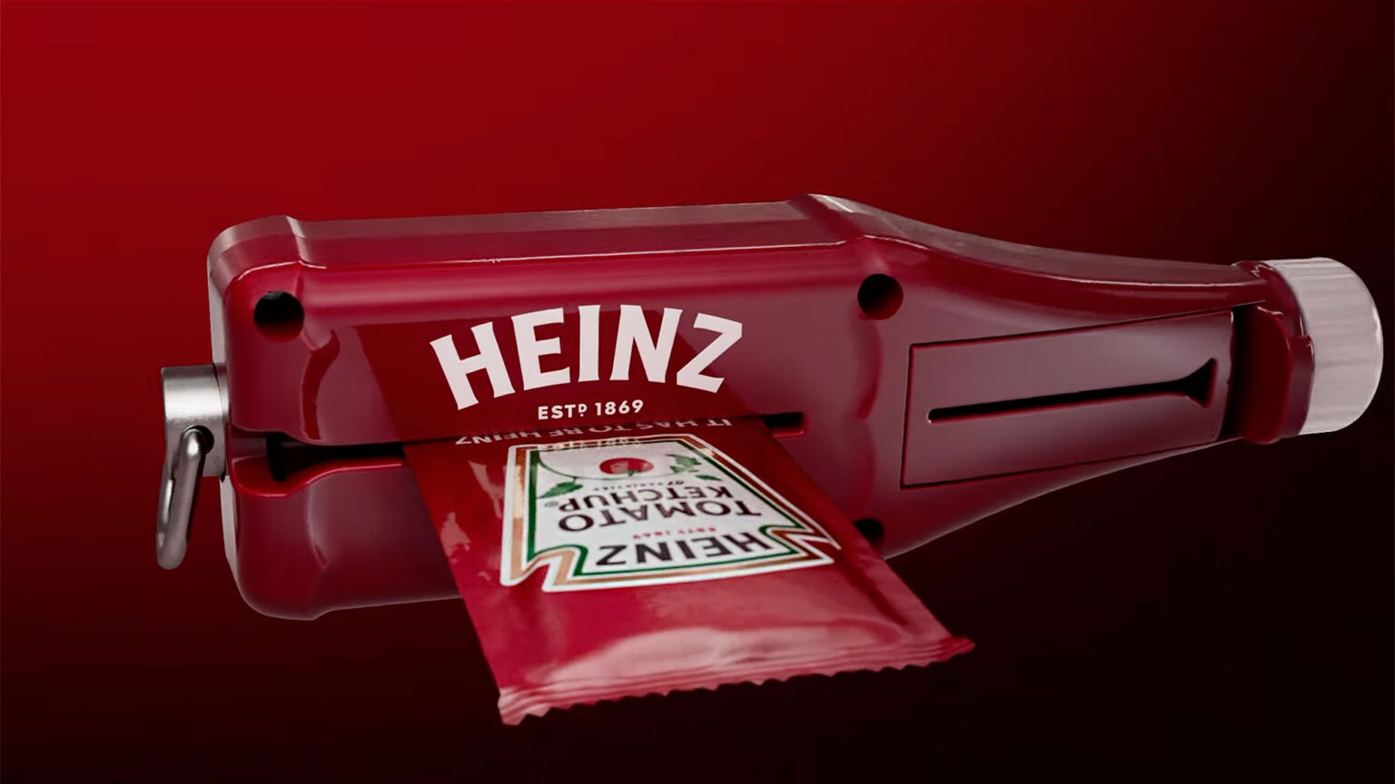 Heinz Packet Sauce Roller: 100% Extraction Of Sauce From The Packet