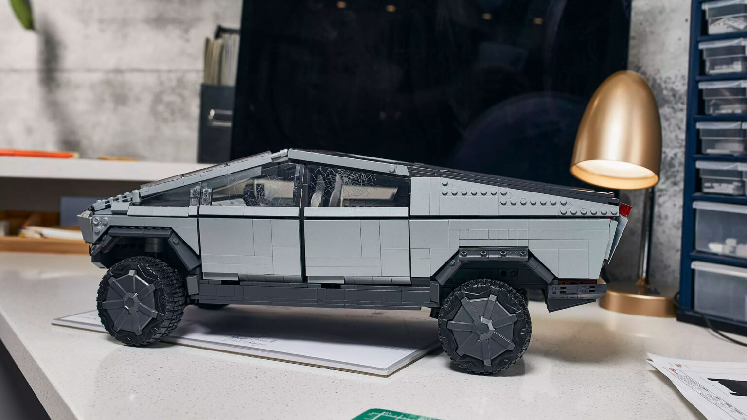 Mattel’s Mega Is Serving Up A Brick Built Tesla Cybertruck With Over ...