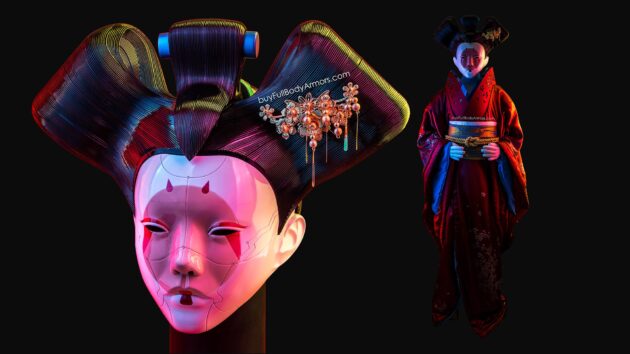 You Can Dress Up As The Robotic Geisha In Ghost In The Shell With This ...
