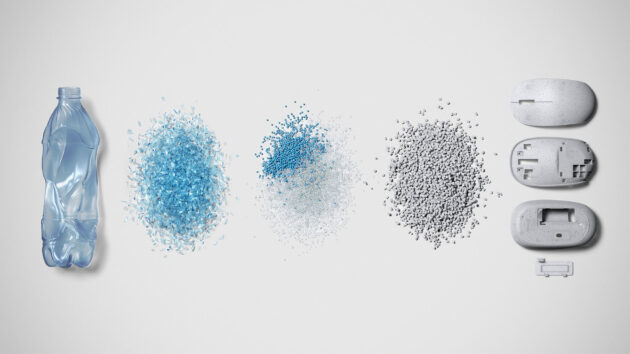 The Shell Of This Computer Mouse Uses 20% Recycled Ocean Plastic