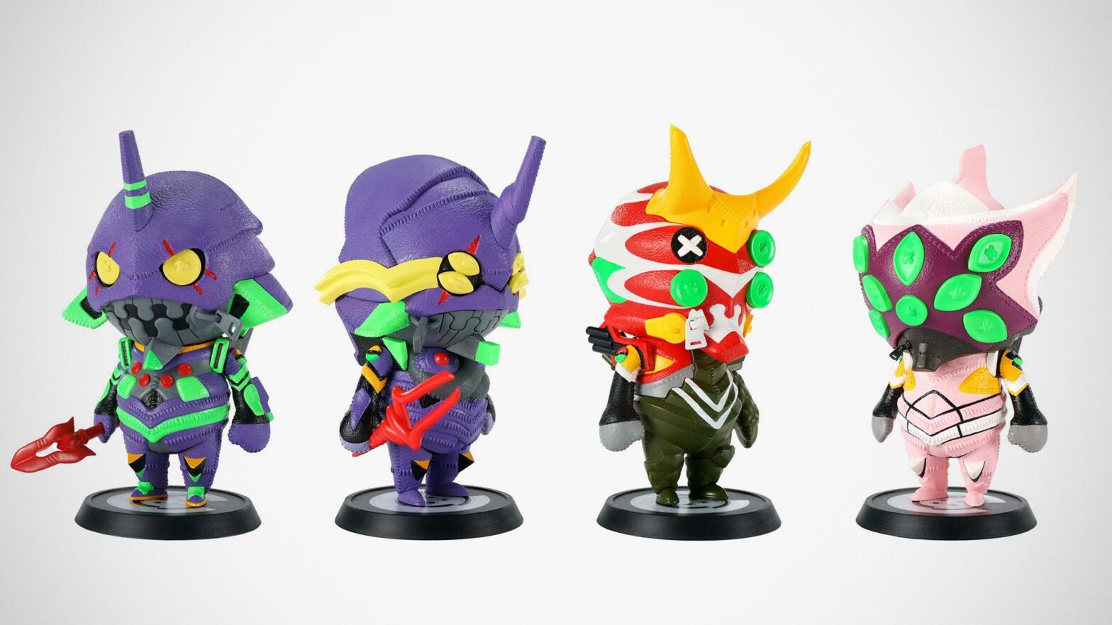 Shin Evangelion EVA Units Given The Uber Cute “Stuffed Toy” Look