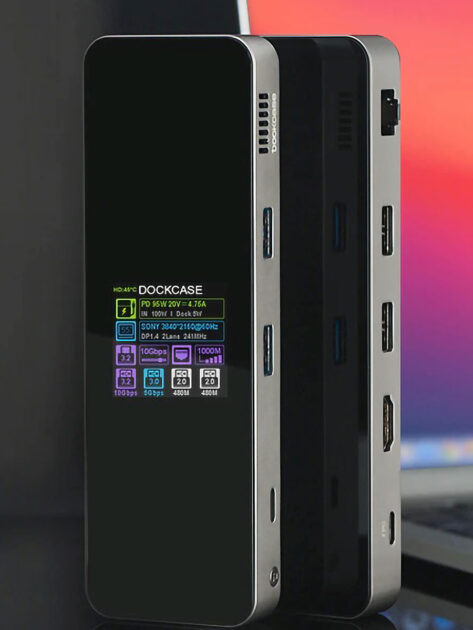DockCase Smart Hub With Built-in Display Could Be Useful As Diagnostic ...