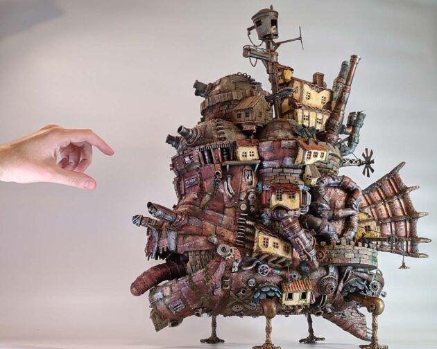 This Howl’s Moving Castle Sculpture Looks Like It Has Jump Straight Out ...