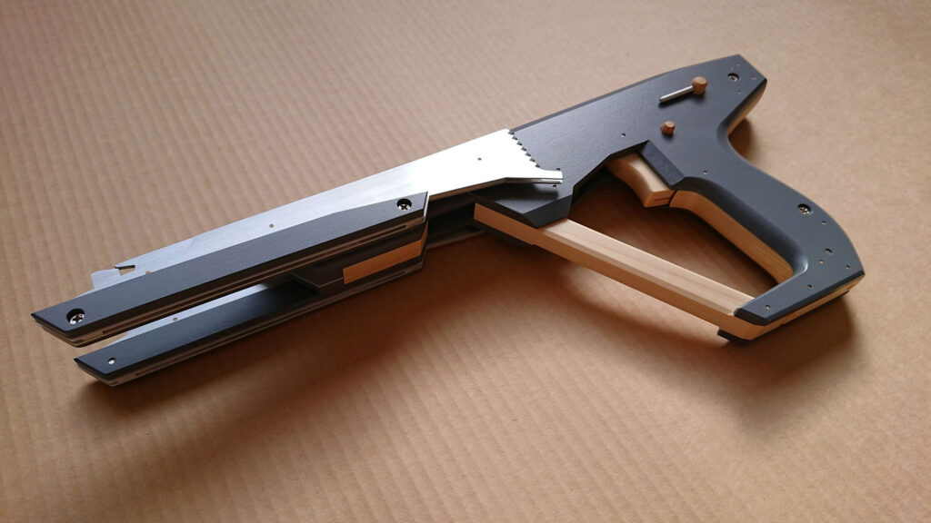 This Semi-automatic Rubber Band Gun Has “Magazines” That Magnetically ...