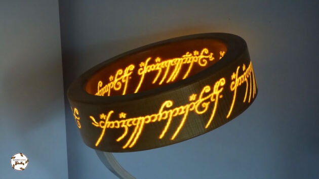 Wooden Lord Of The Rings One Ring Lamp: Smeagol Like My Precious...