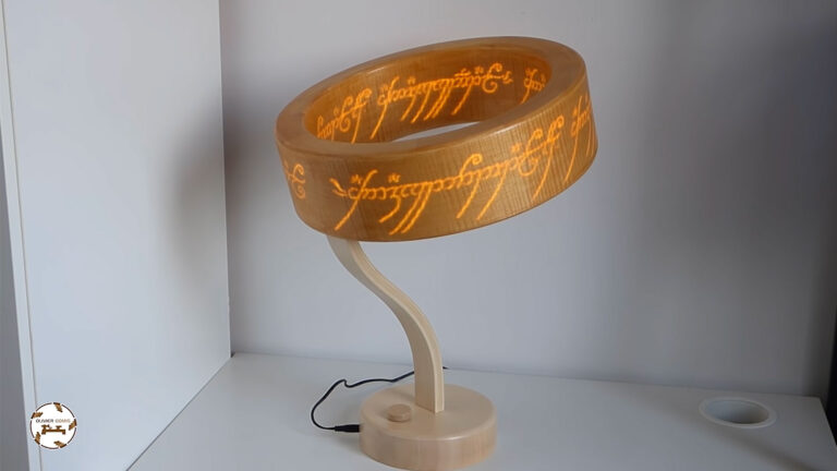 Wooden Lord Of The Rings One Ring Lamp: Smeagol Like My Precious...