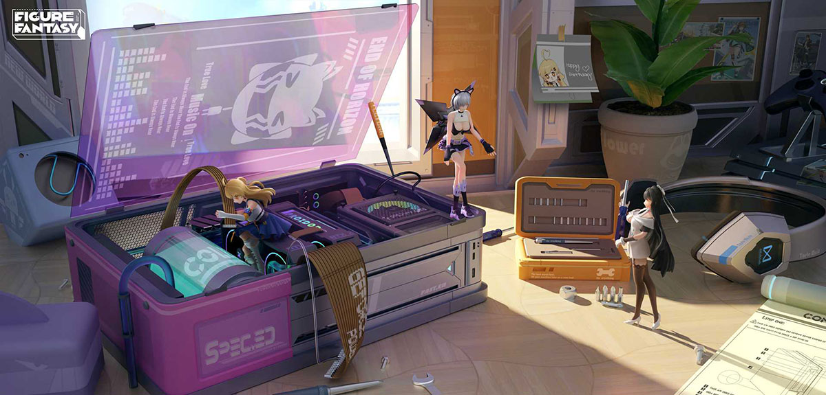 Figure Fantasy Mobile Game: Figurines Collecting Go Digital And Battles ...