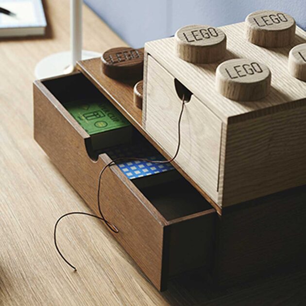 LEGO Is Now Selling Wooden Storage Brick Drawer For Tidying Up Your Desk