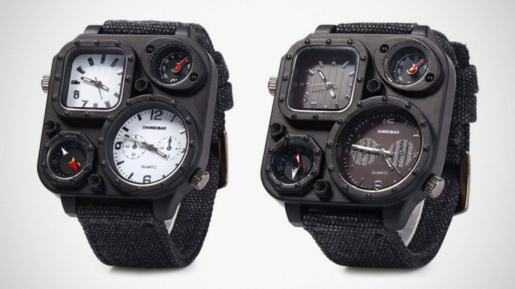 This Dual Movement Watch With Four Dials Is Oozing With Military Vibes