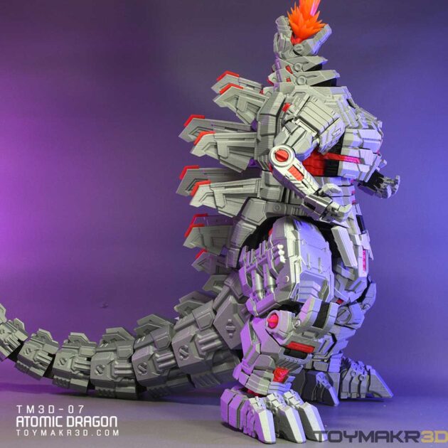 3D Print Atomic Dragon Is The Mechagodzilla We Need Even If It Is Not ...