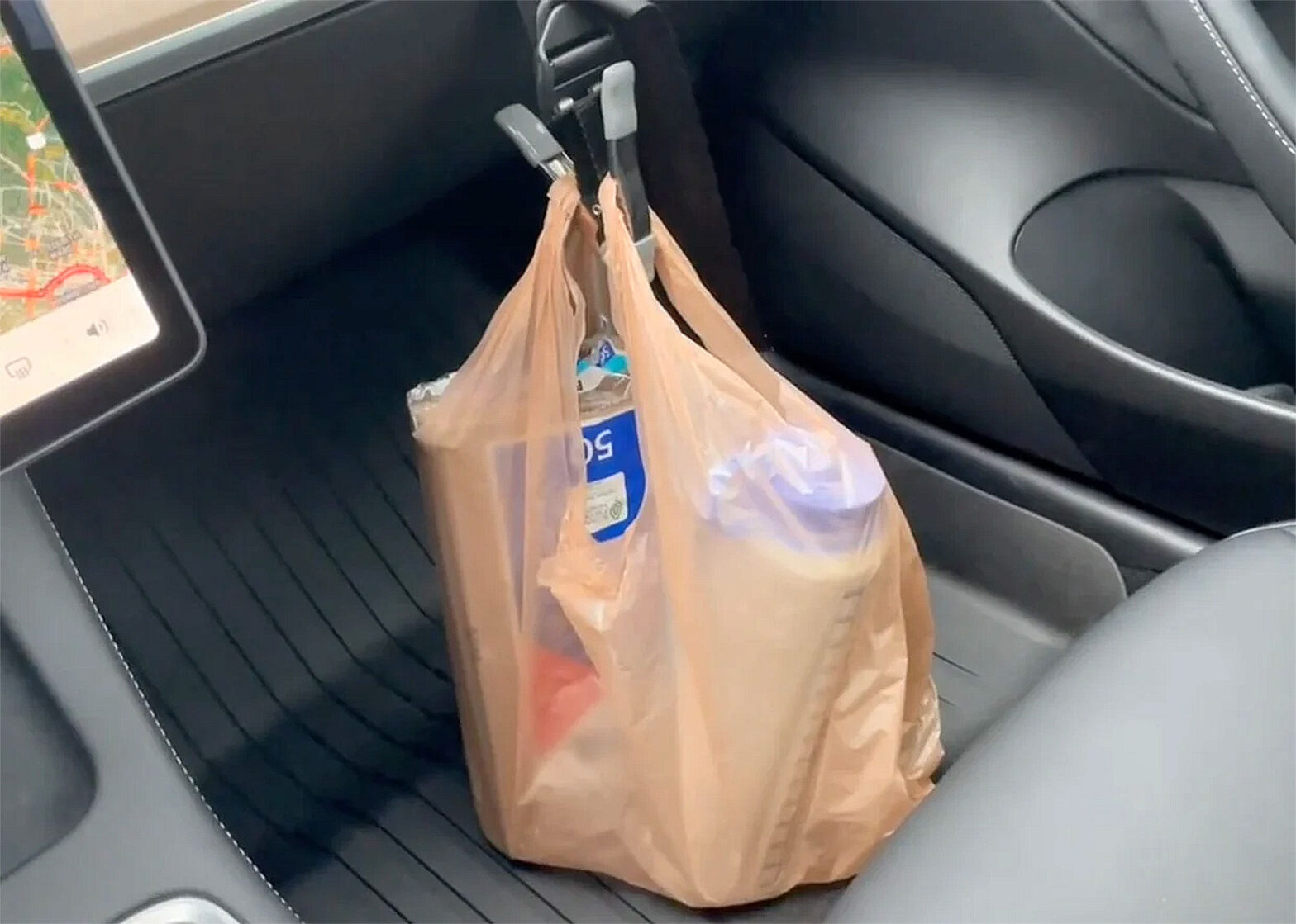 BAGO Is Nifty Accessory For Keeping Grocery Bag Upright In A Car