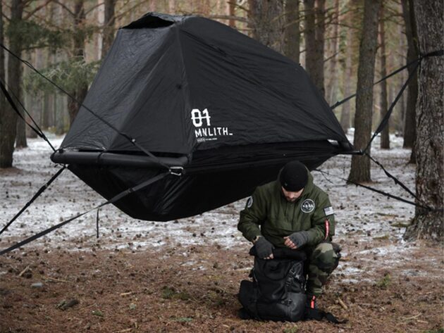 Exod Monolith Shelter: Four-season Tent-In-The Air For One