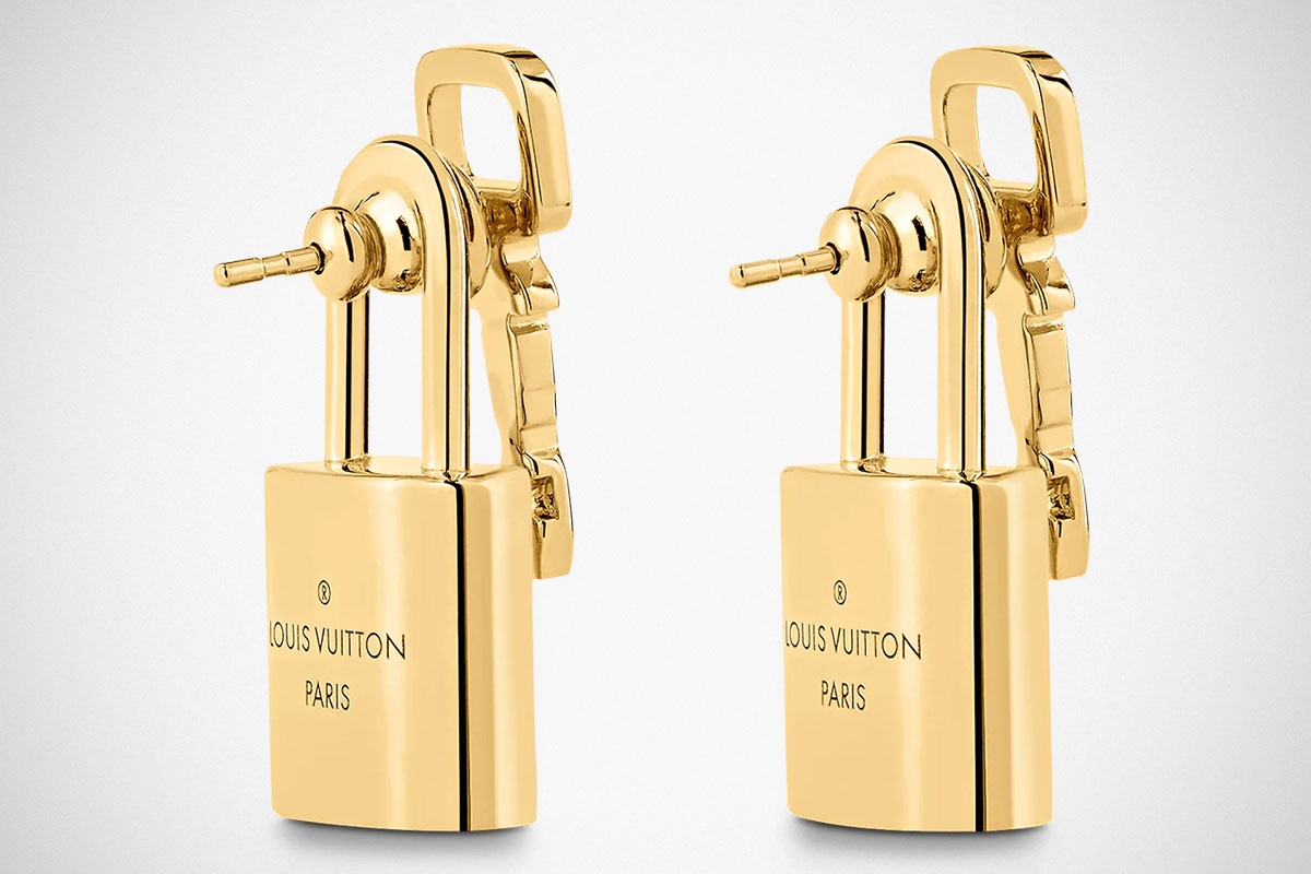 Louis Vuitton Lock It Earrings Are Inspired By Padlock And Padlock Key