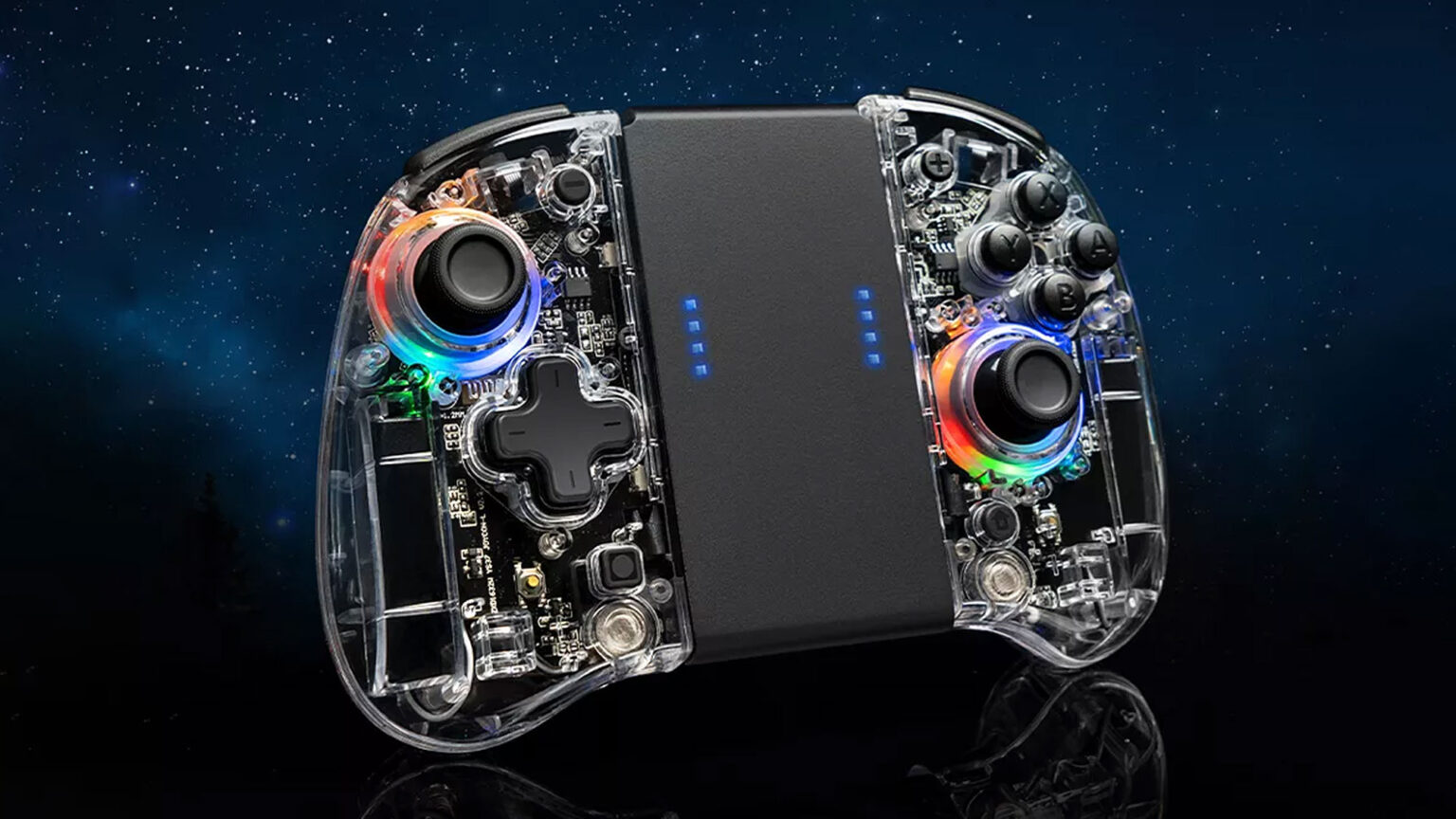 NYXI Transparent Joy-pad for Nintendo Switch: Larger, Transparent, And ...