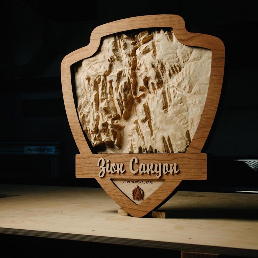 Topo Trail Maps: Super Cool Custom 3D Wooden Maps