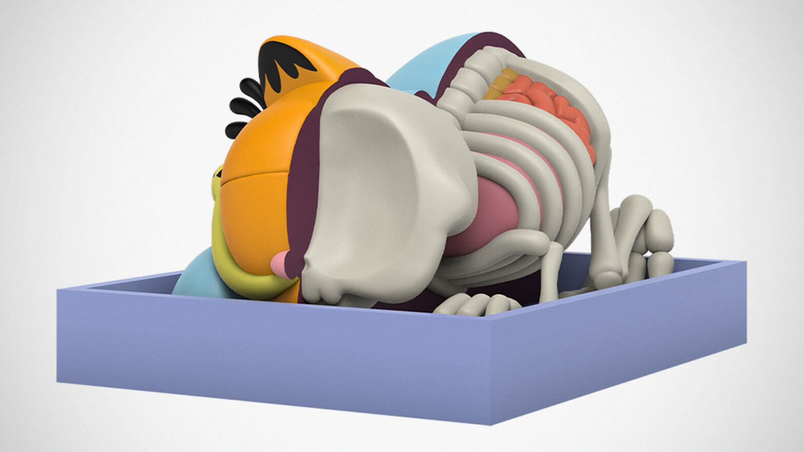 Freeny’s Hidden Dissectibles: Garfield Vinyl Figures Are Strangely ...