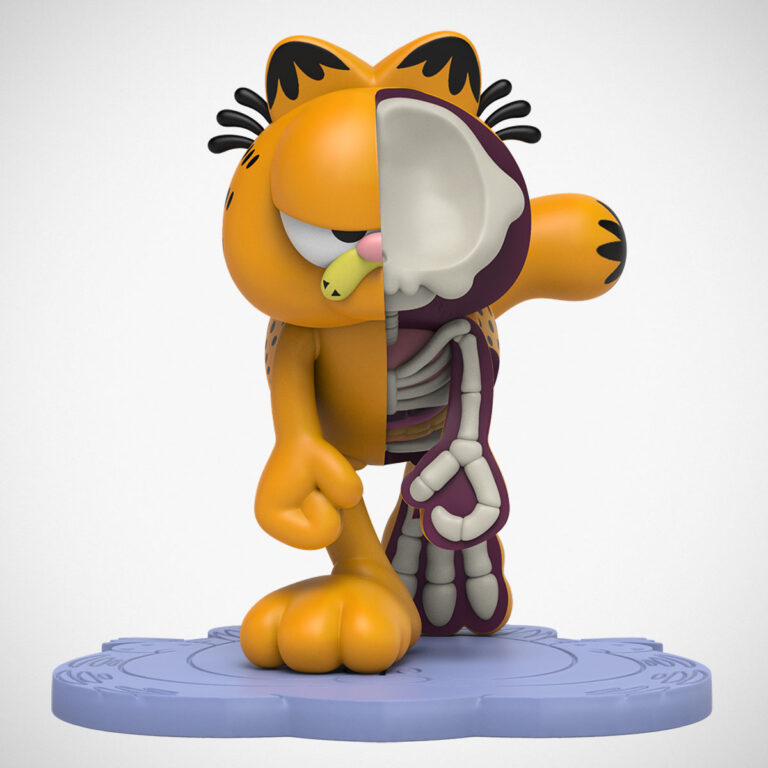 Freeny’s Hidden Dissectibles: Garfield Vinyl Figures Are Strangely ...