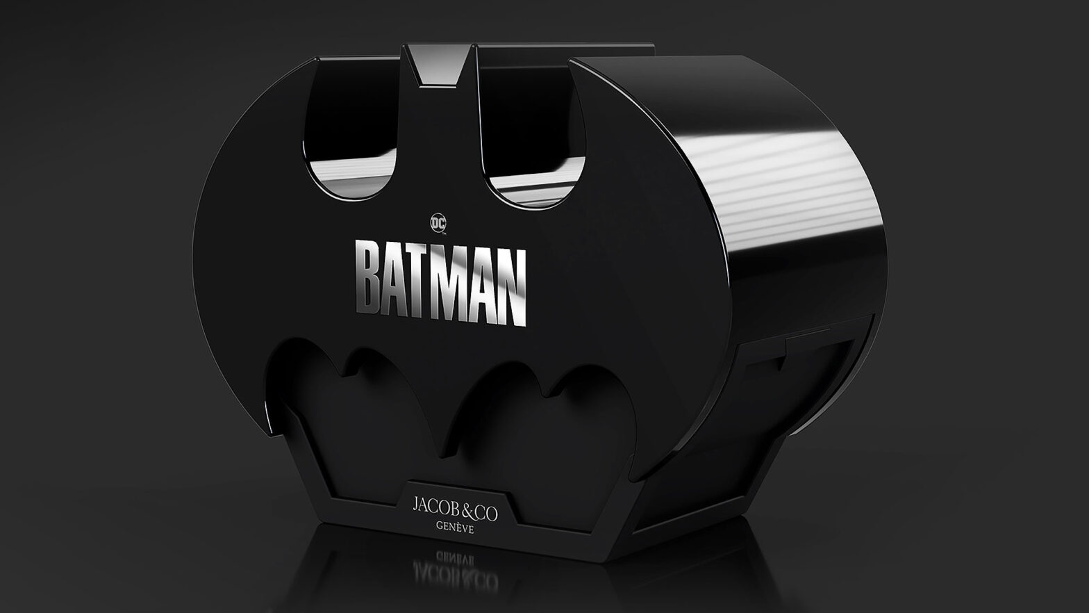 Jacob & Co. Gotham City Black DLC Titanium Wrist Watch
