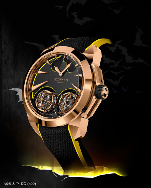 Jacob & Co. Gotham City Black DLC Titanium Wrist Watch